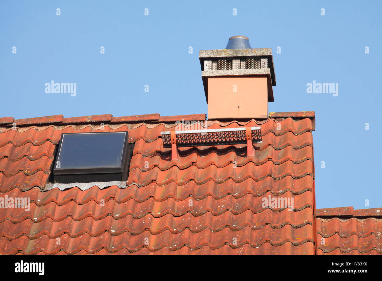 roofs, window and chimneys Stock Photo - Alamy