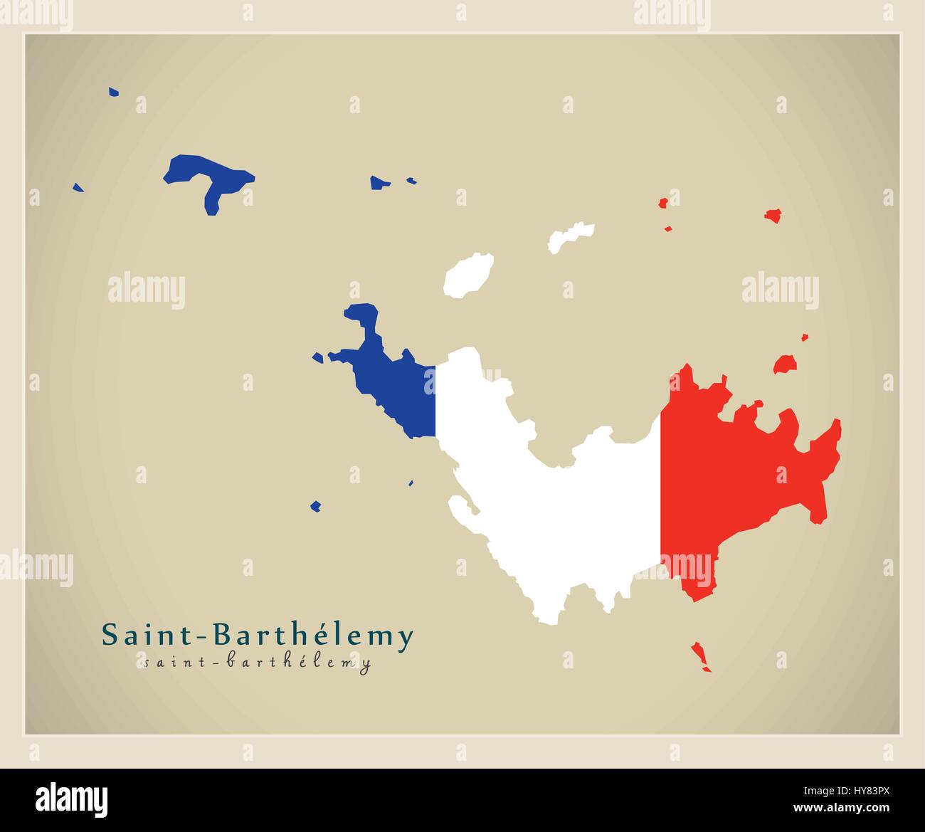 Saint barthelemy flag hi-res stock photography and images - Alamy