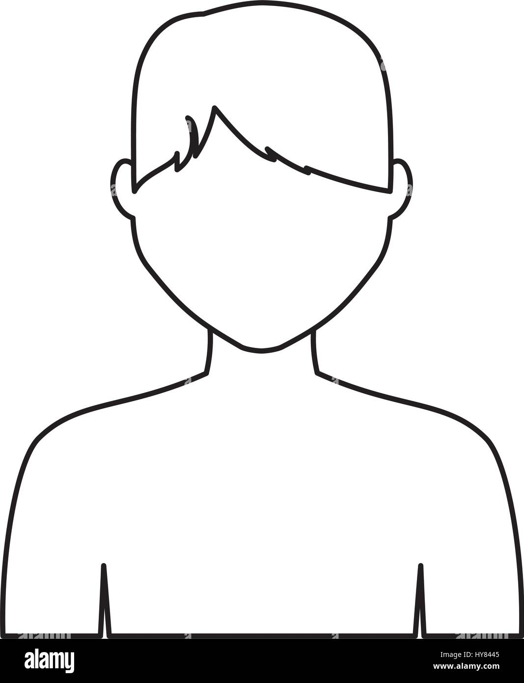 body of man icon over white background. vector illustration Stock ...