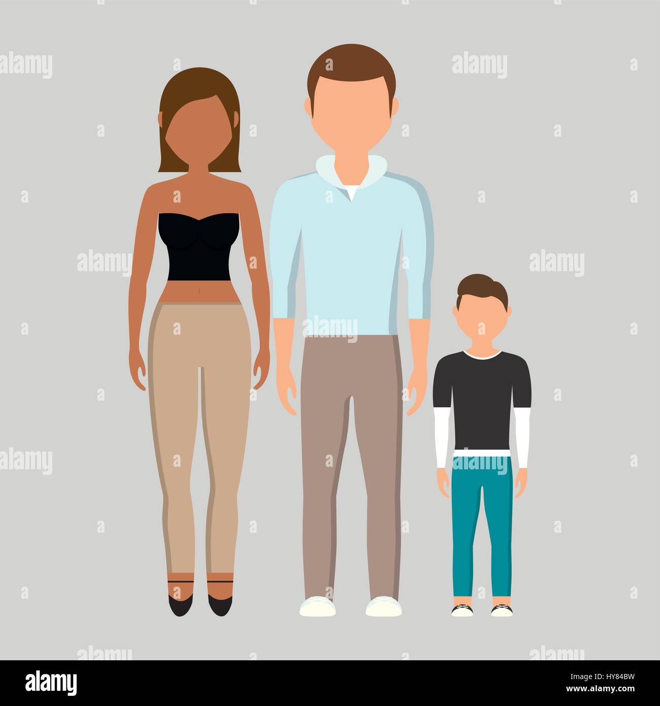 family cartoon icon Stock Vector Image & Art - Alamy