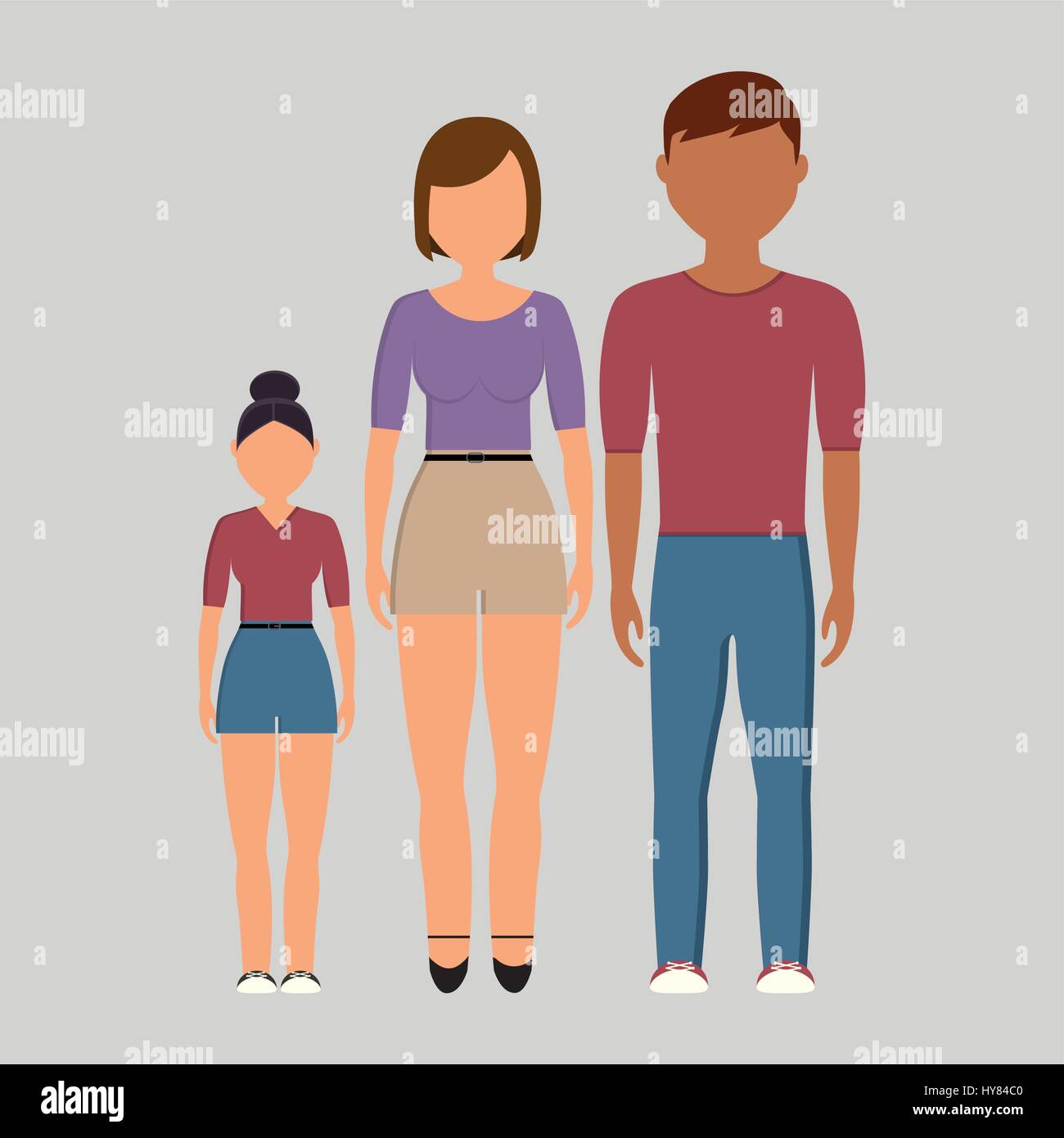 family cartoon icon Stock Vector Image & Art - Alamy