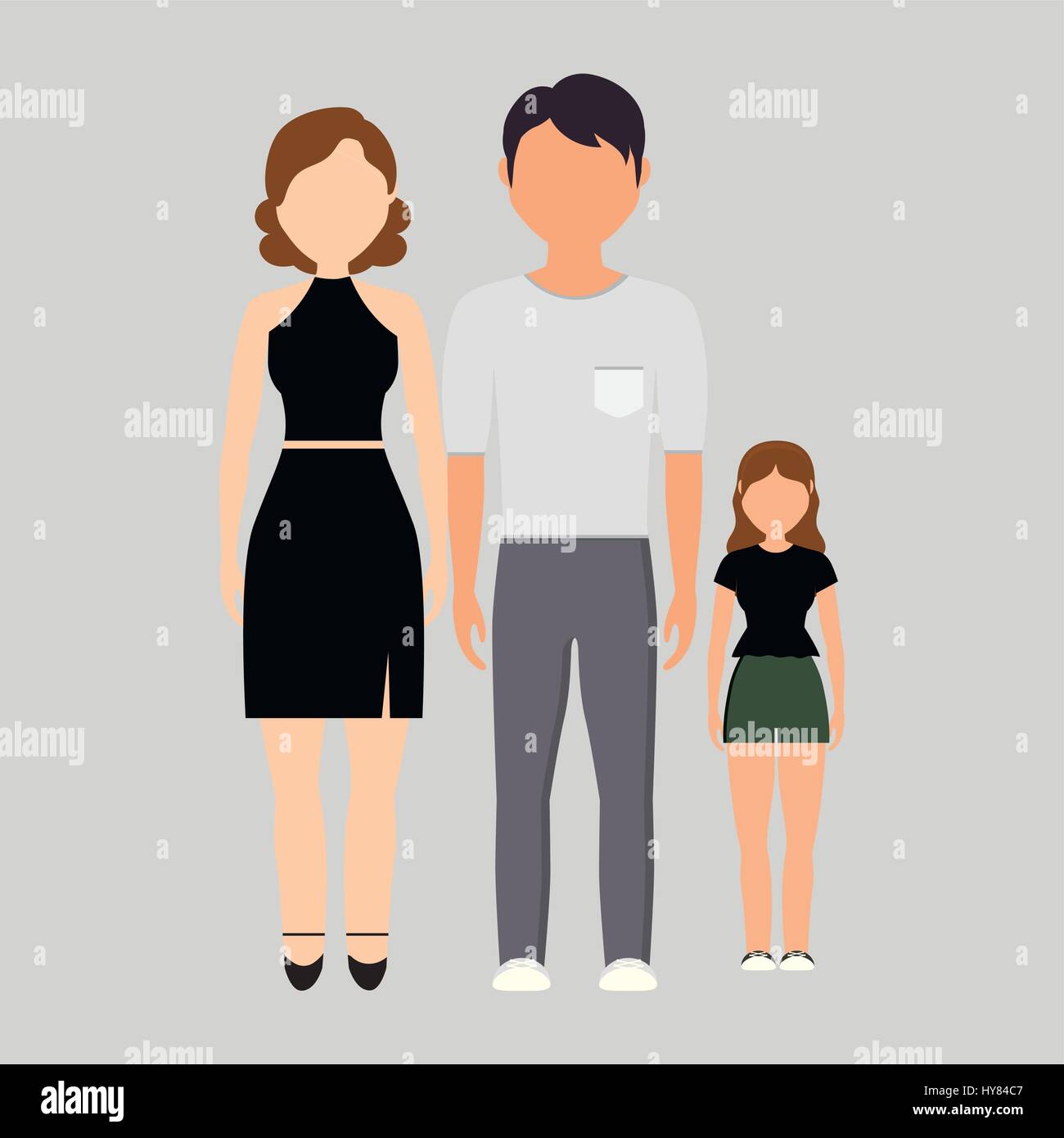 family cartoon icon Stock Vector Image & Art - Alamy