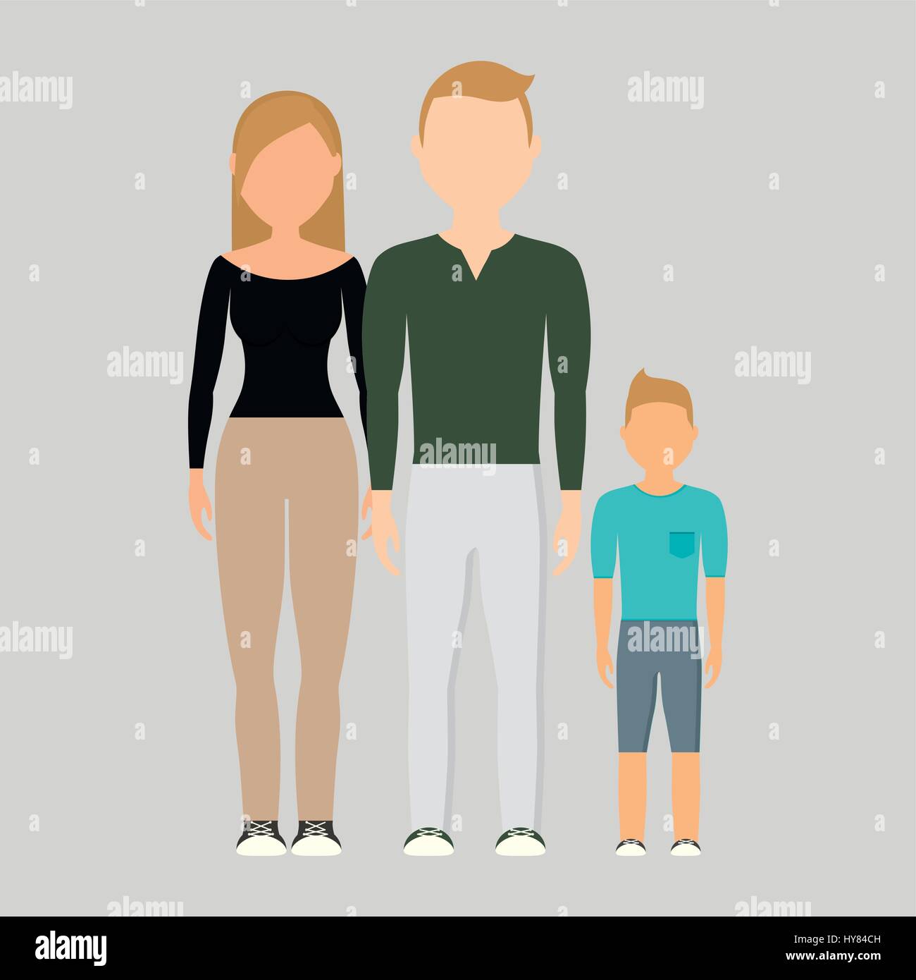 family cartoon icon Stock Vector Image & Art - Alamy