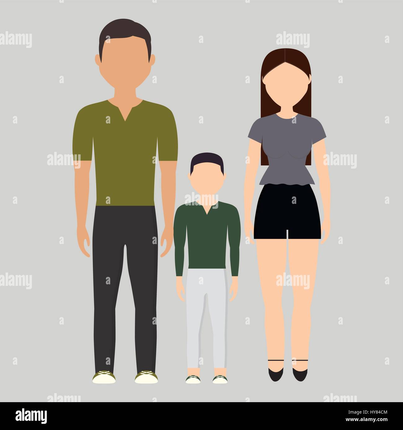 family cartoon icon Stock Vector Image & Art - Alamy