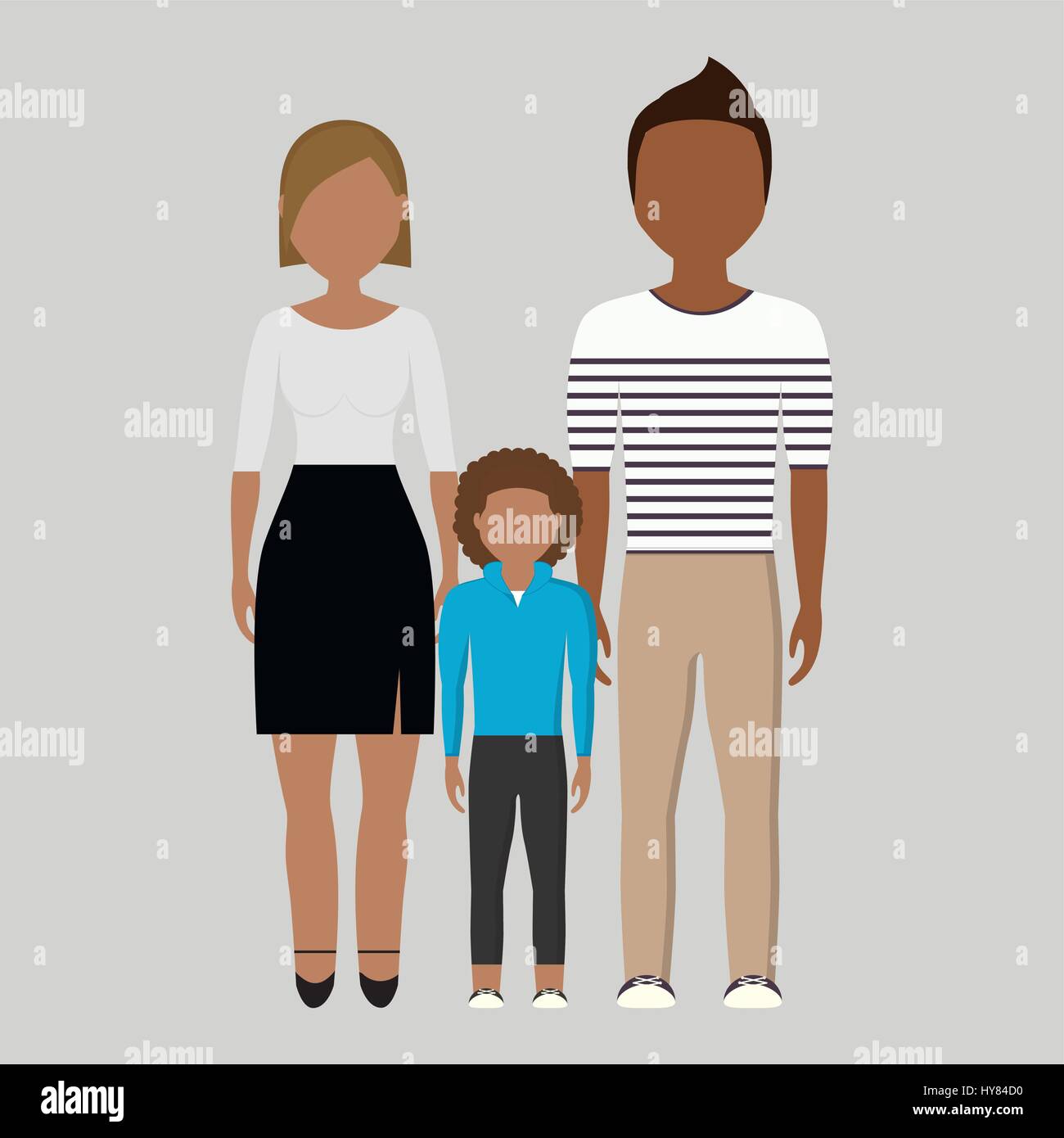 family cartoon icon Stock Vector Image & Art - Alamy