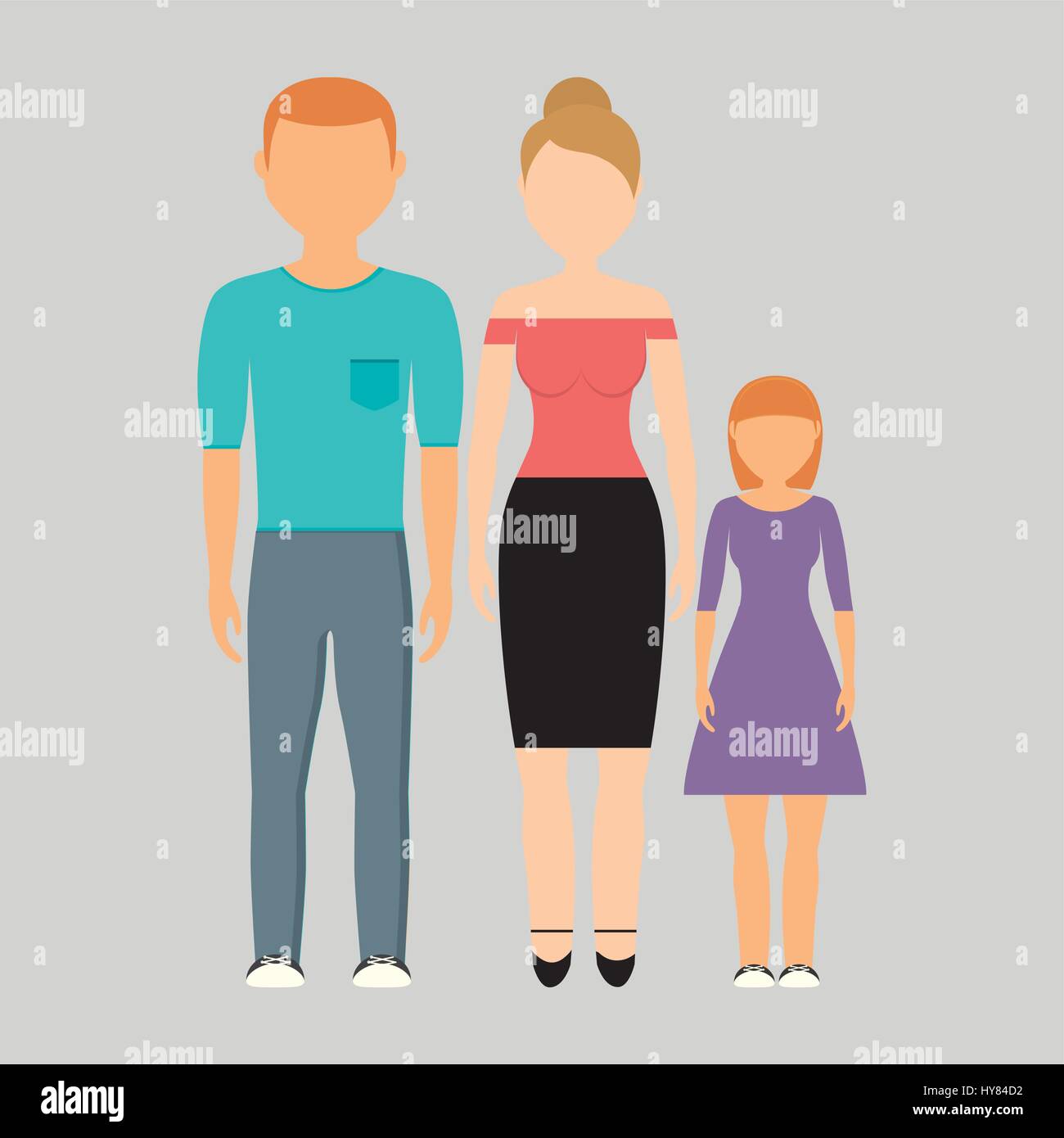 family cartoon icon Stock Vector Image & Art - Alamy