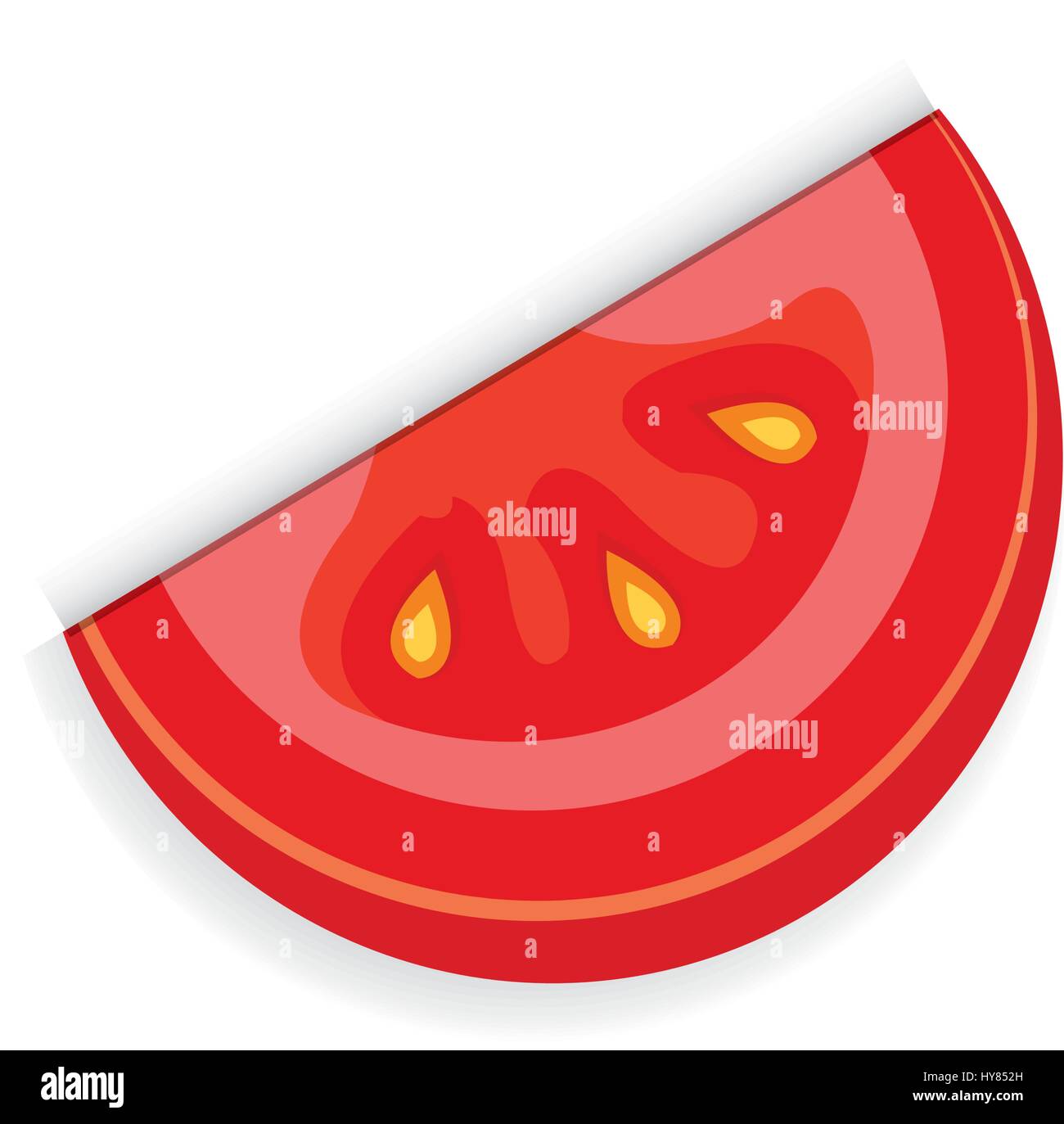 Sliced tomato icon food vector hi-res stock photography and images - Alamy