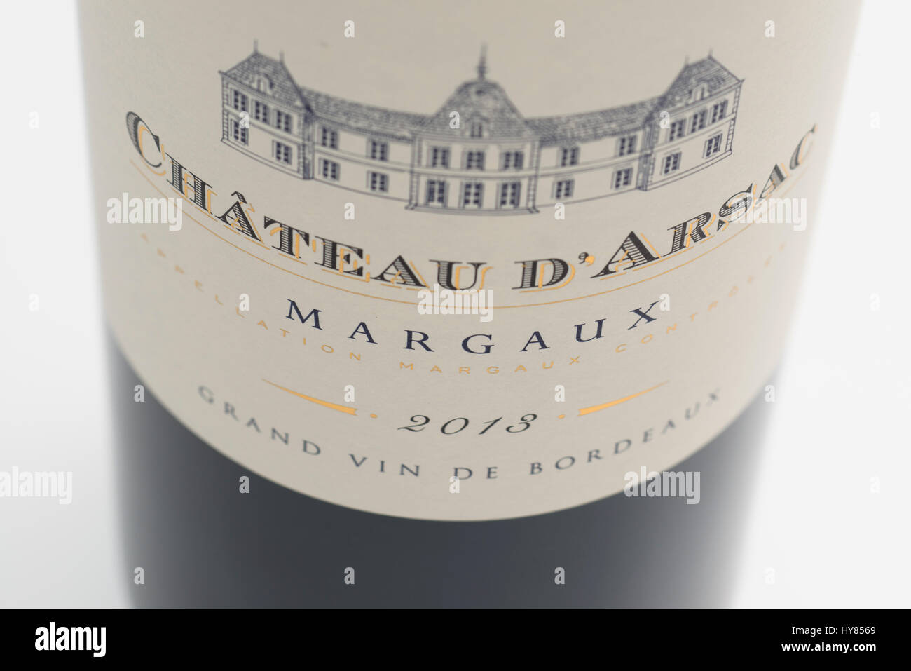 French wine label hi-res stock photography and images - Alamy