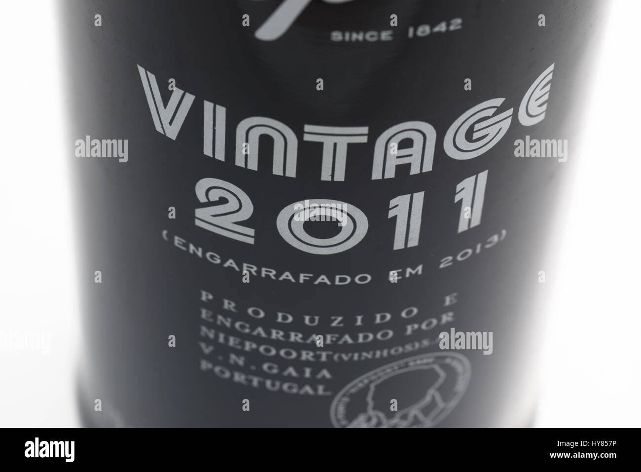 Vintage port wine bottle hi-res stock photography and images - Alamy