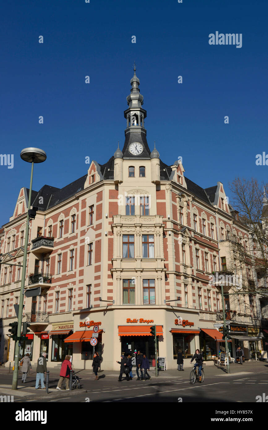 Old building, imperial oak, Friedenau, Berlin, Germany, Altbau ...