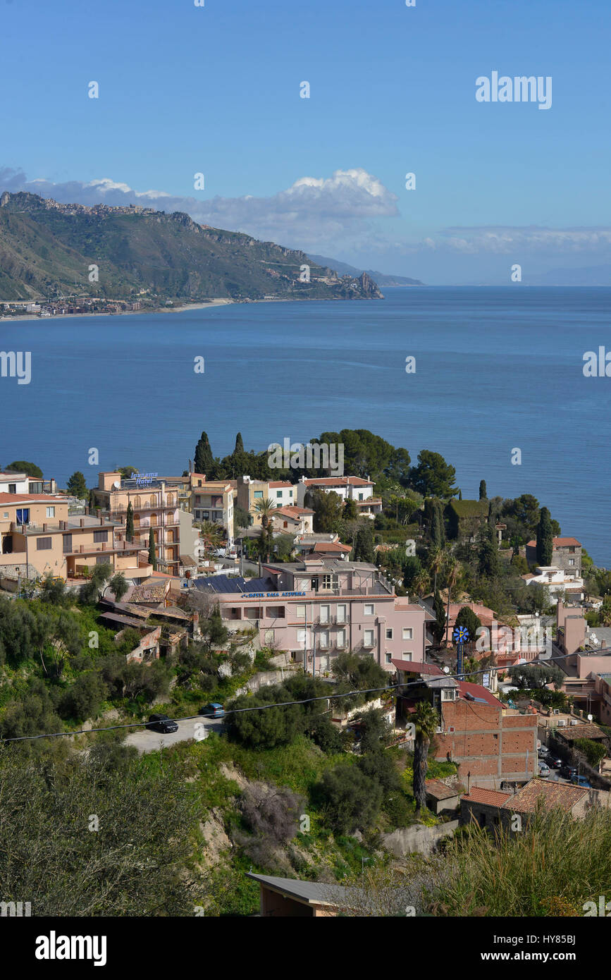 Mazzaro, Taormina, Sicily, Italy, Sizilien, Italien Stock Photo - Alamy