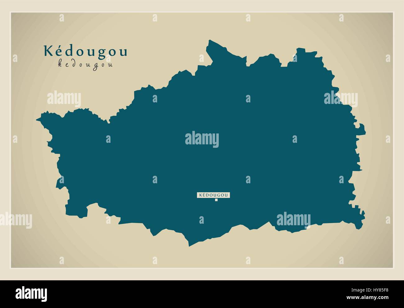 Map of kedougou Stock Vector Images - Alamy
