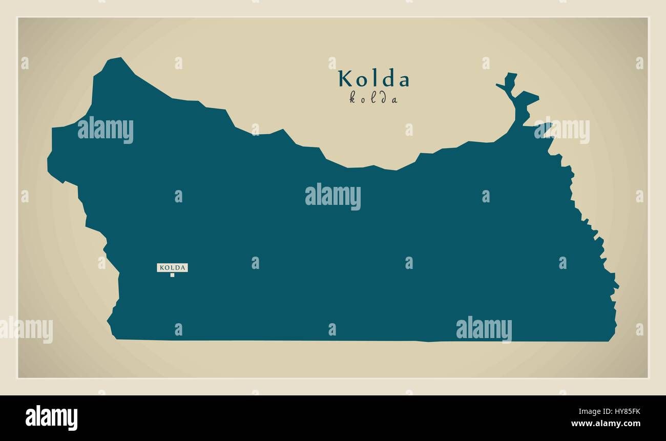 Kolda map hi-res stock photography and images - Alamy