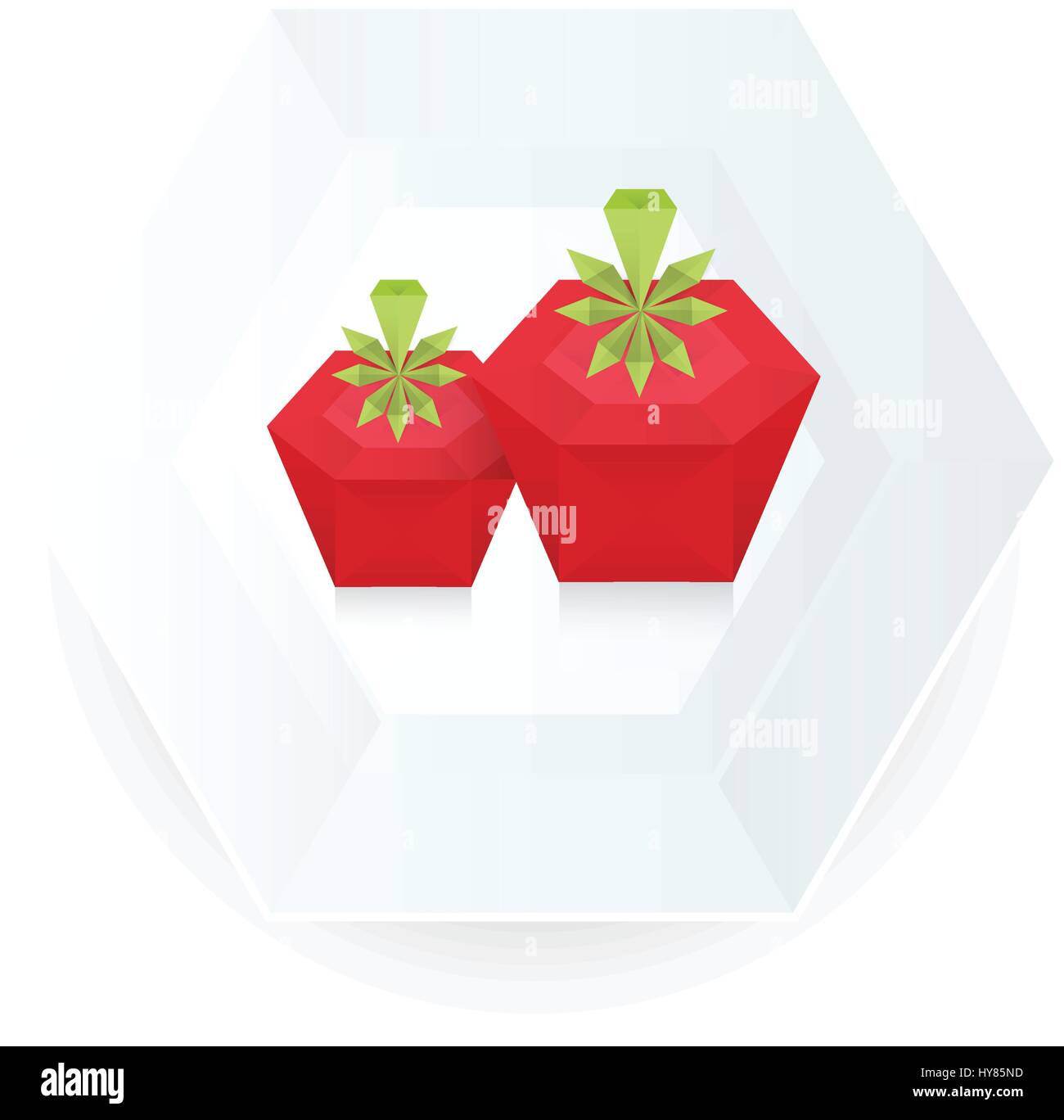 Tomato 3D Origami Icon on dish paper Stock Vector Image & Art - Alamy