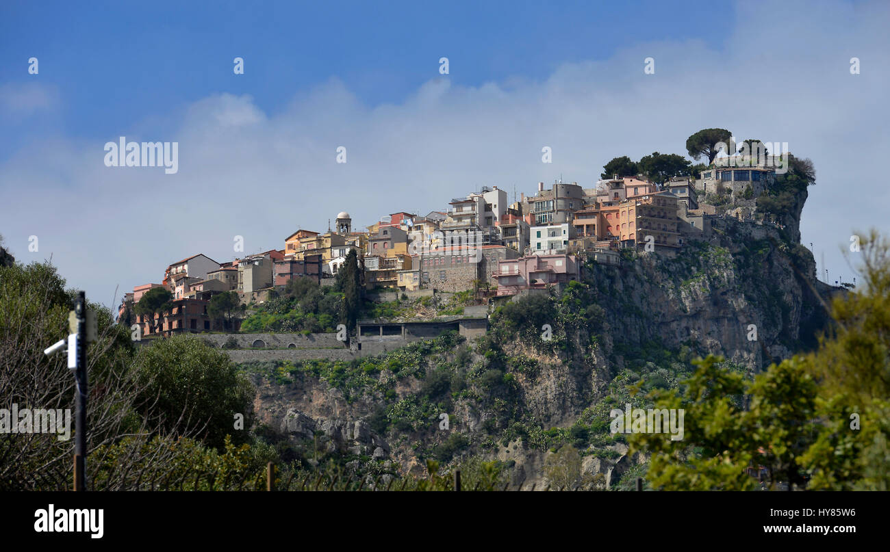 Castelmola, Sicily, Italy, Sizilien, Italien Stock Photo - Alamy