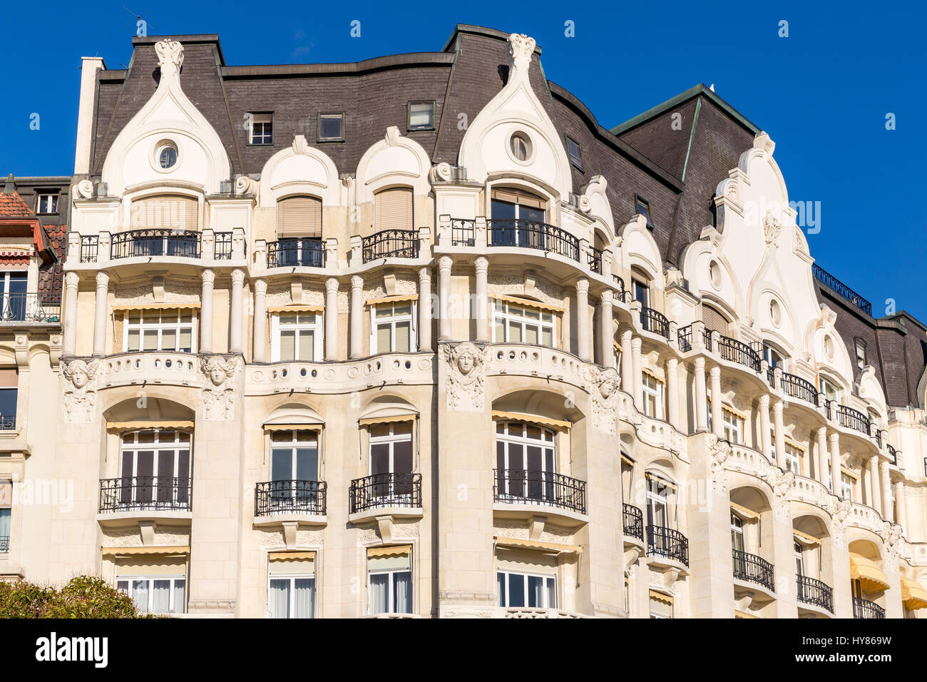 Old building, Geneva, Switzerland Stock Photo - Alamy