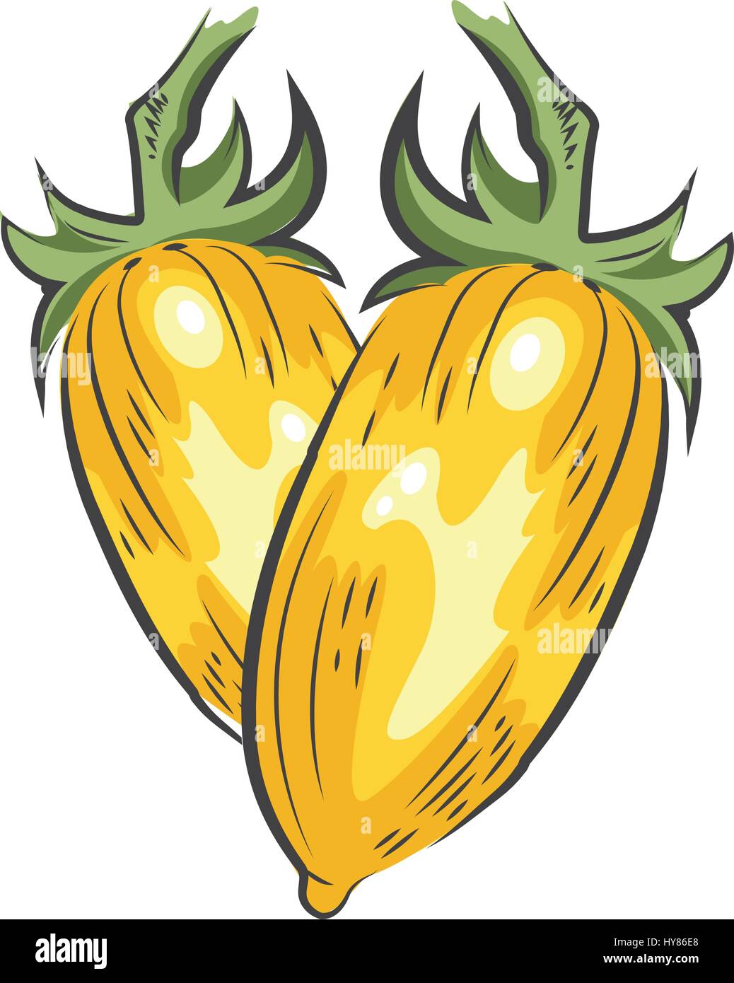 Ink yellow engraving Cut Out Stock Images & Pictures - Alamy