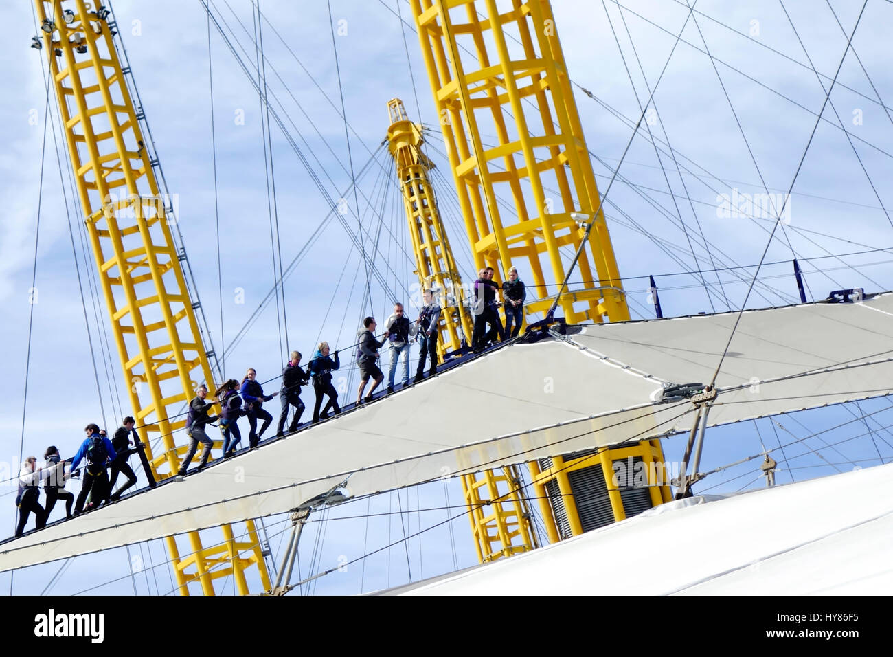 The climb at the o2 hi-res stock photography and images - Alamy