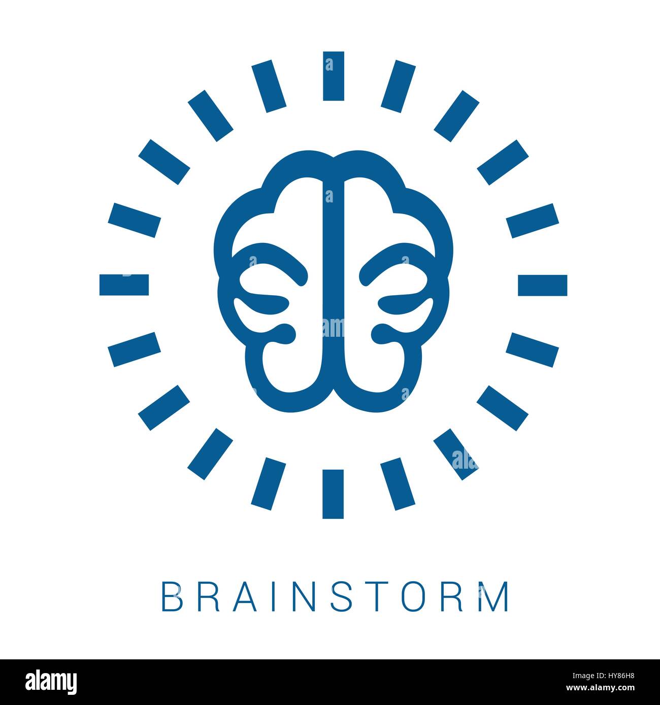 Brainstorm vector hi-res stock photography and images - Alamy
