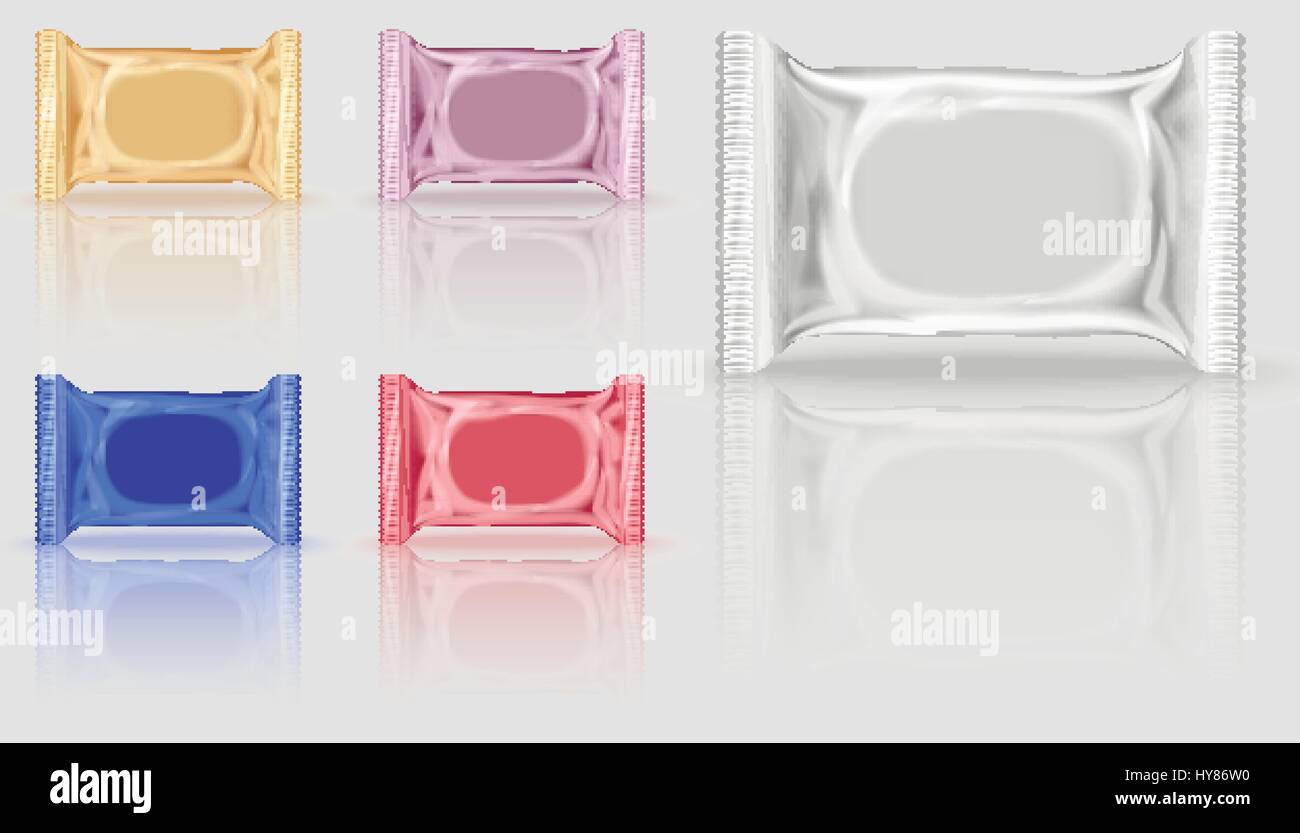 Snack food package Stock Vector Images - Alamy