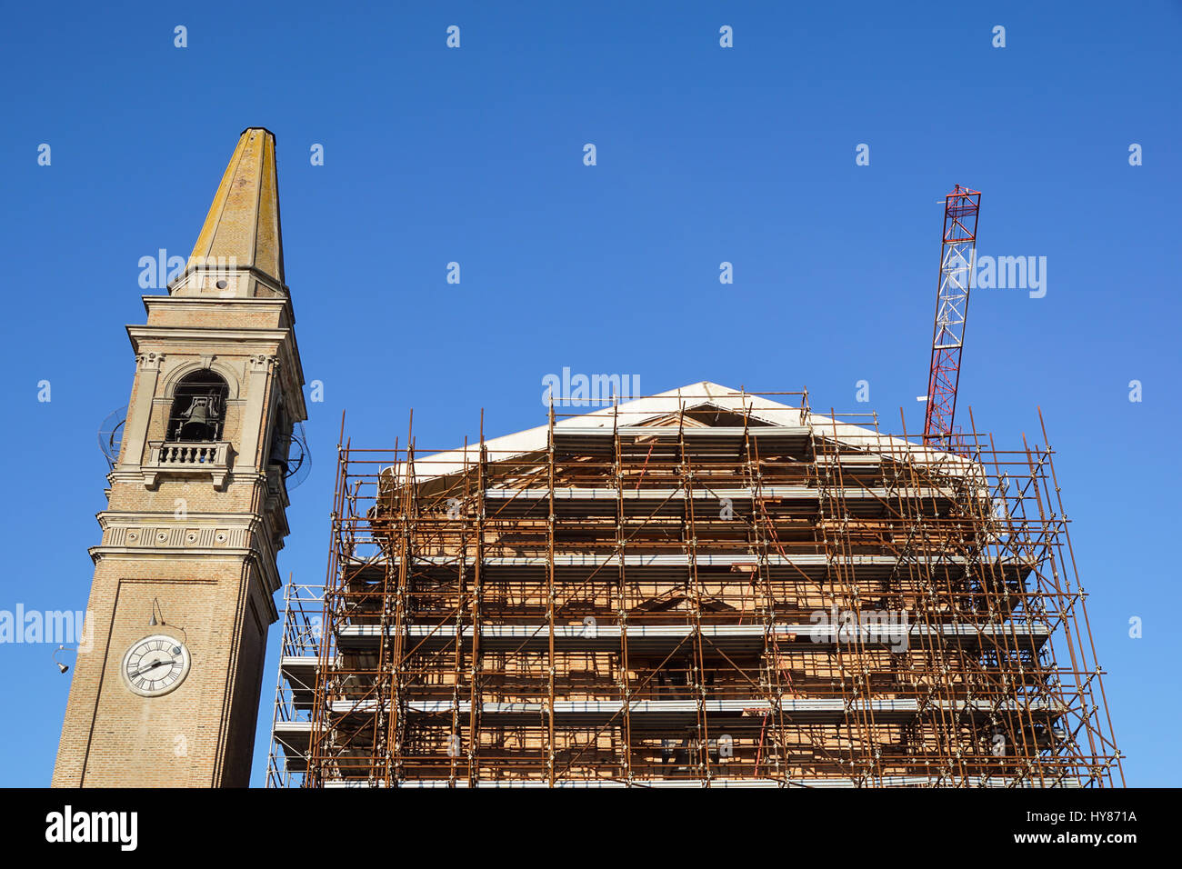 Scaffolding work in progress hi-res stock photography and images - Alamy