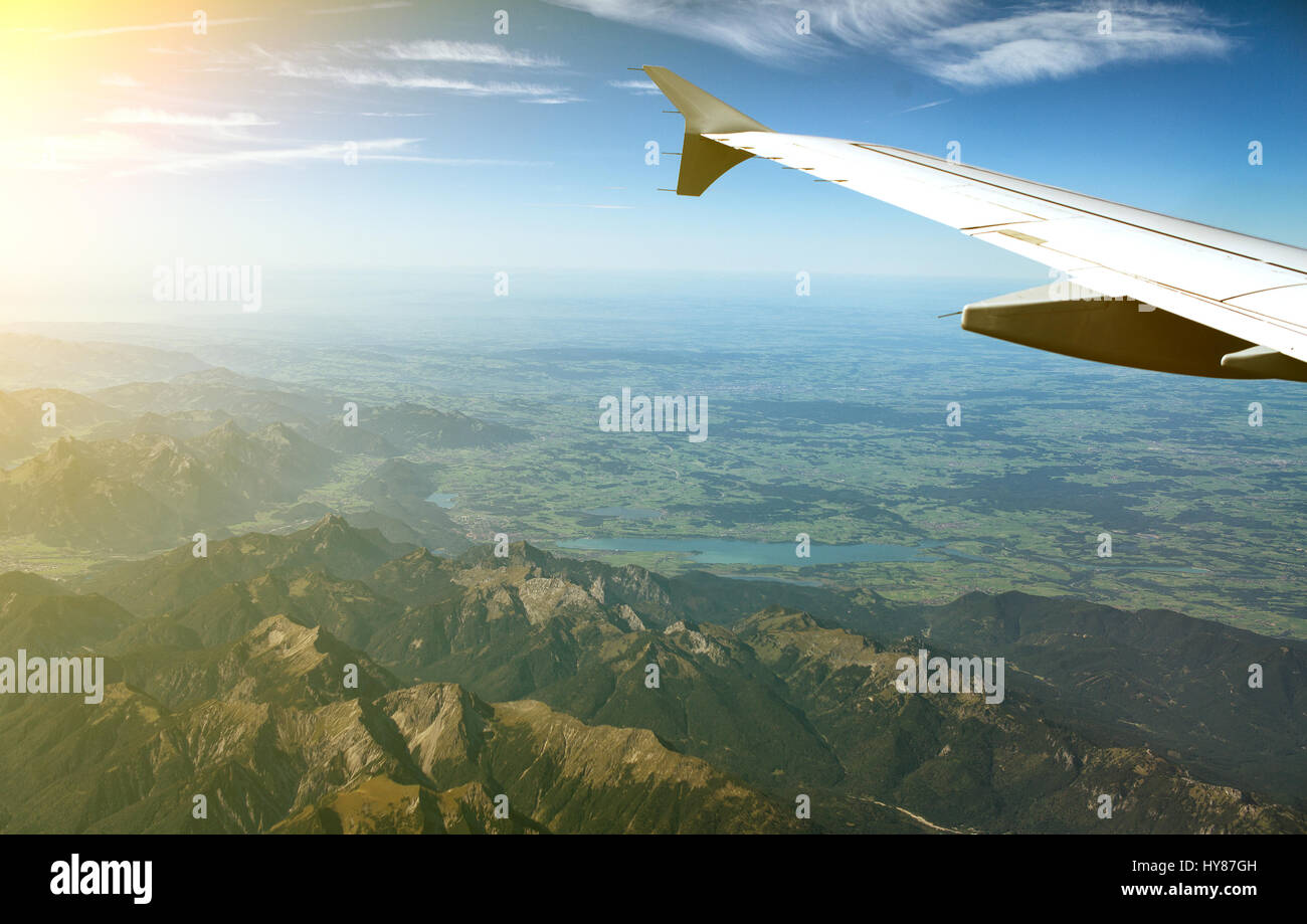 Aerial view from airplane famous hi-res stock photography and images ...