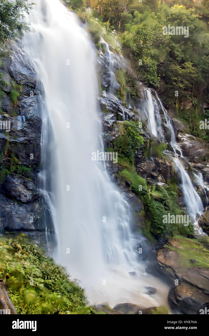 Wachiratharn Waterfall, Doi Inthanon National Park, Thailand Stock ...