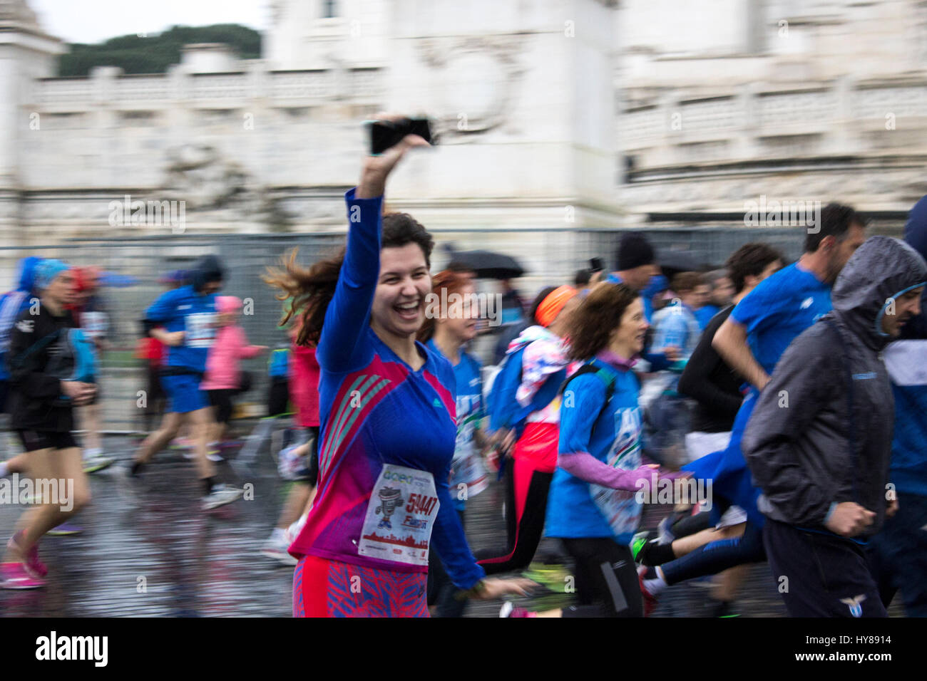 Today held the Rome Marathon, 42 km in one of the most beautiful ...