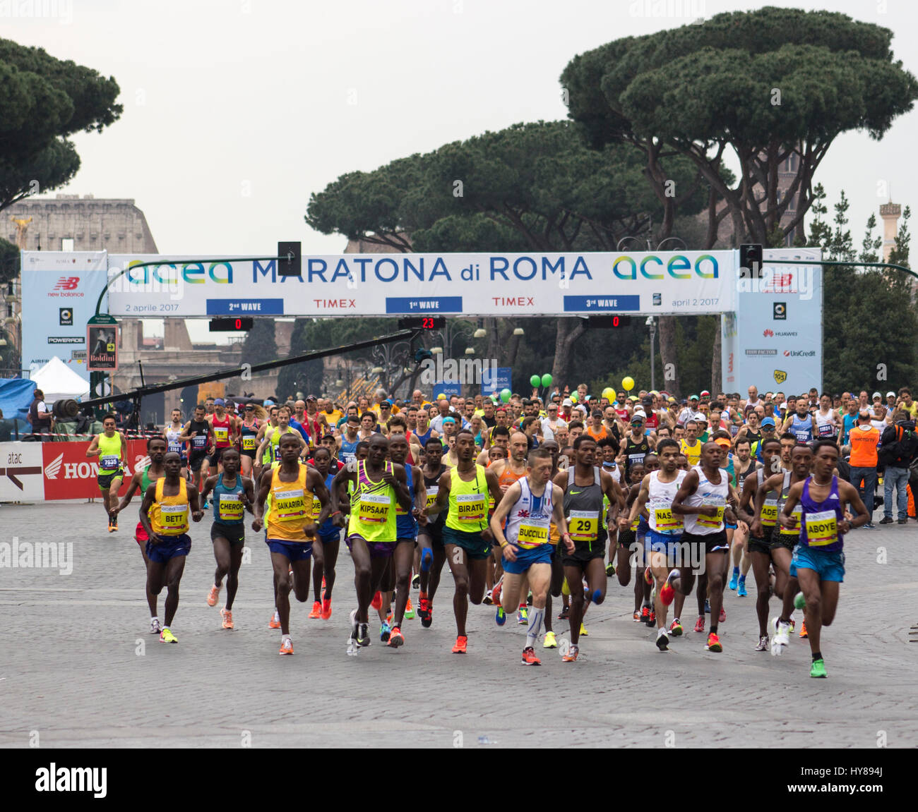 Today held the Rome Marathon, 42 km in one of the most beautiful ...
