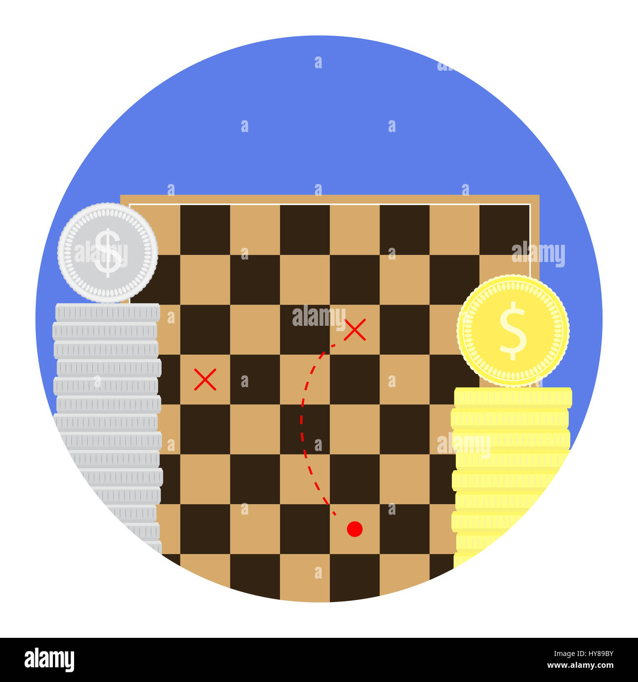 Tactics of earning money. Plan efficiency and innovation, profit stack ...