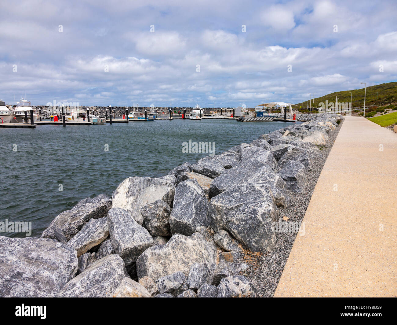 New boat harbour in Augusta, South Western Australia Stock Photo - Alamy