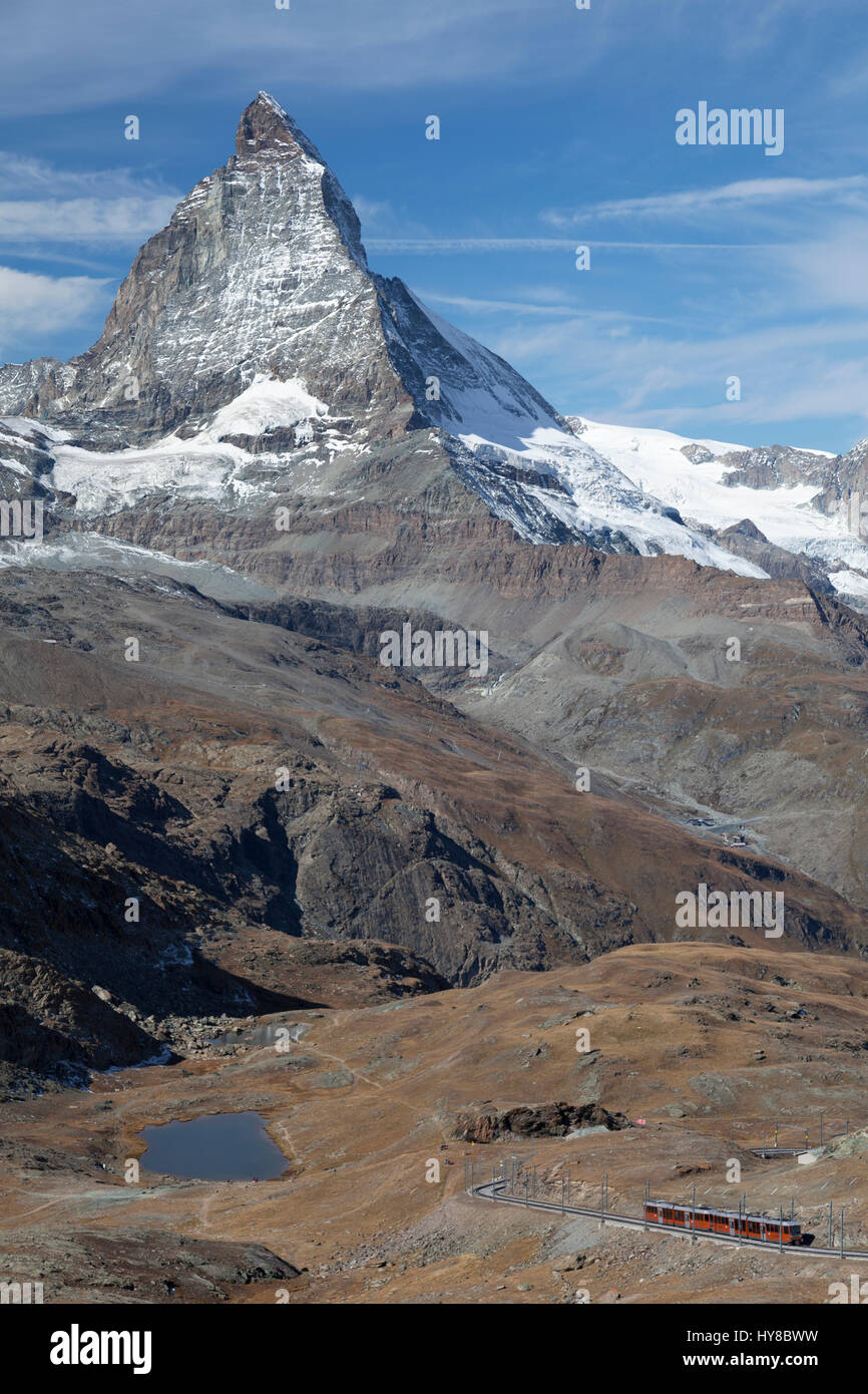 Switzerland, Zermatt, Alpine mountain - The Matterhorn Stock Photo - Alamy
