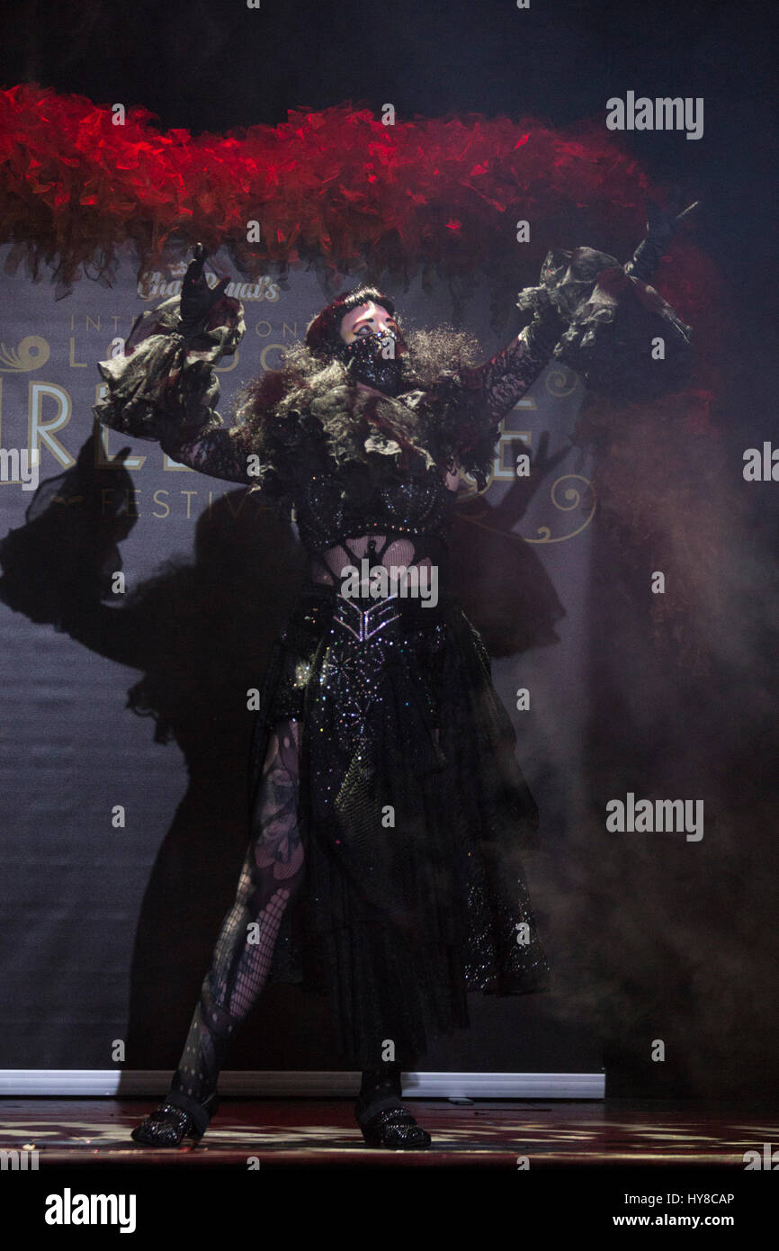 Morning Star performing. 'Rebirth of Burlesque' at Hoxton Hall is the ...