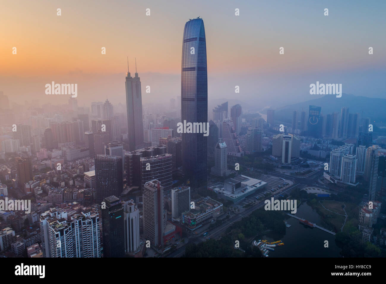 Kingkey100 skyscraper shenzhen hi-res stock photography and images - Alamy
