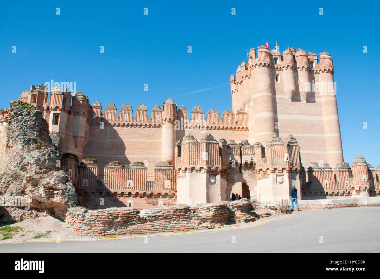 Coca castle castile leon spain hi-res stock photography and images - Alamy