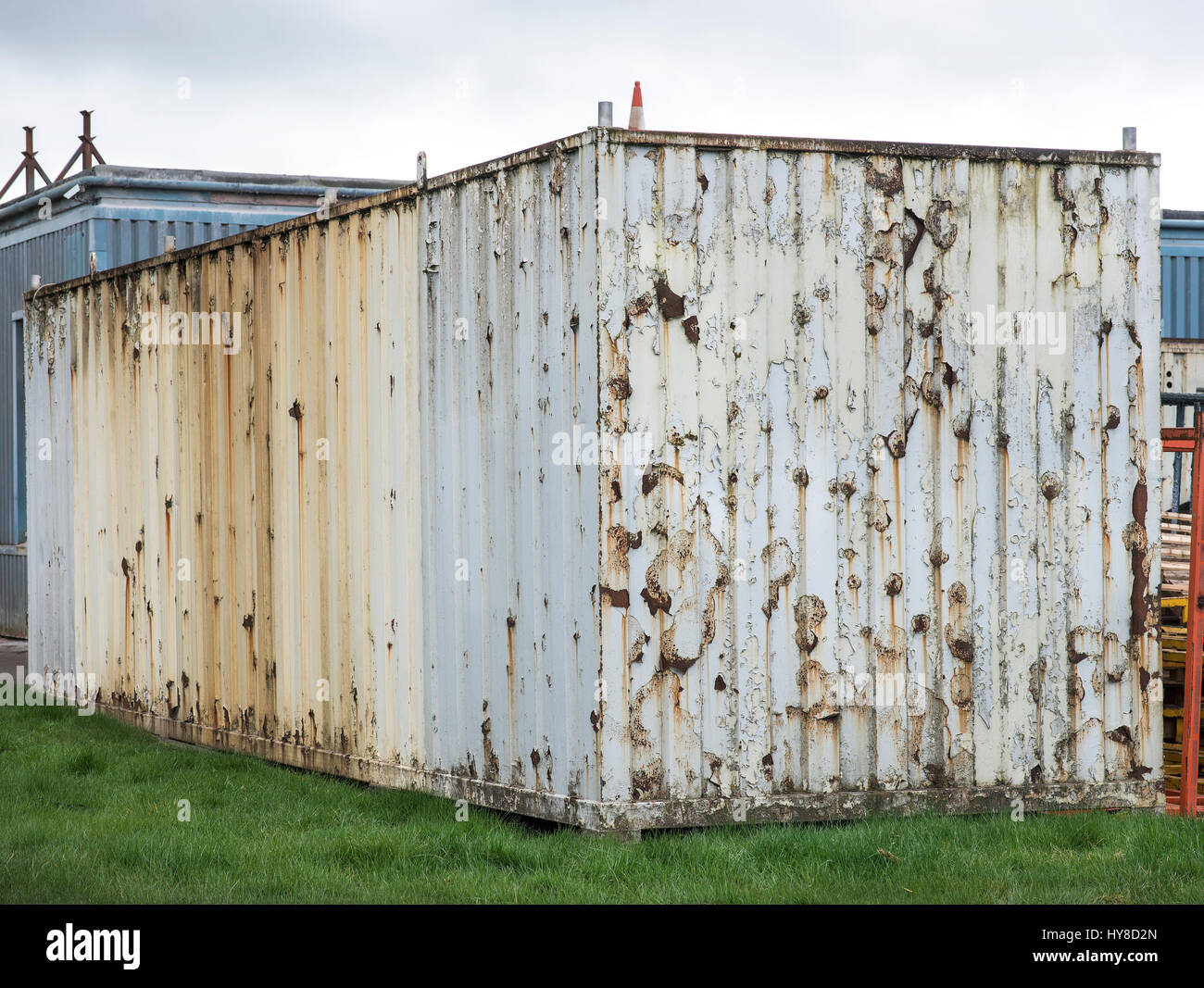 industrial containers and objects, on site abstract manufacturing shots ...