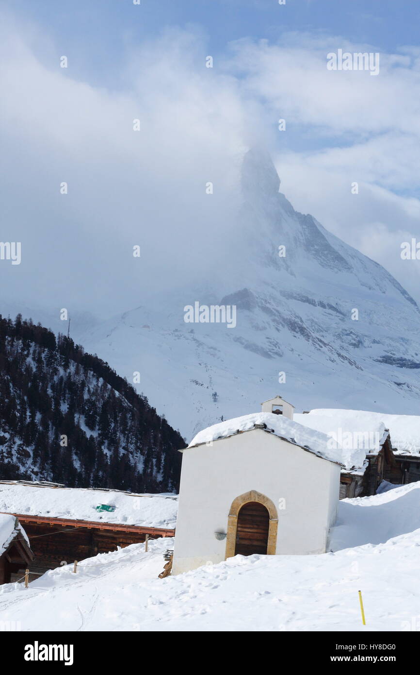 Zermatt findeln village hi-res stock photography and images - Alamy