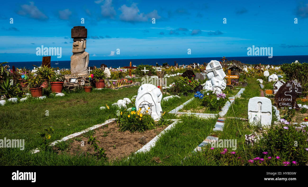 Cimetiere ile de paque hi-res stock photography and images - Alamy