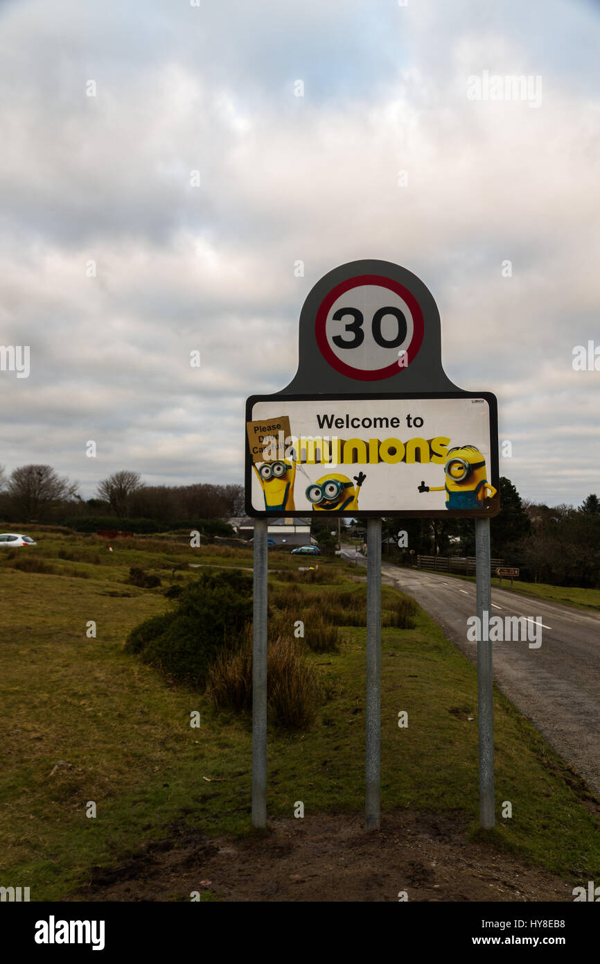Minions sign hi-res stock photography and images - Alamy