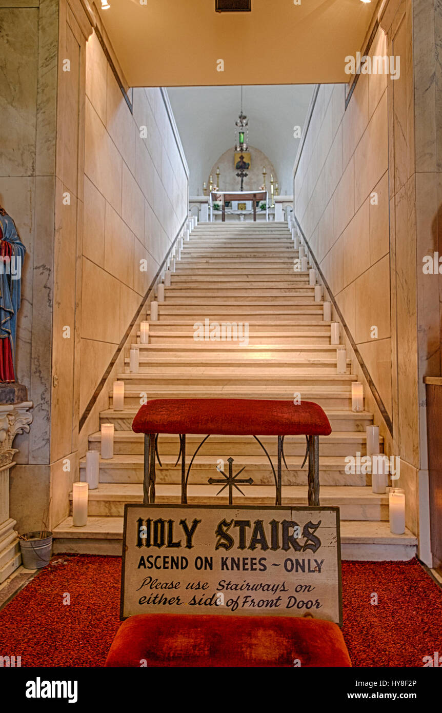 Pittsburgh, Pennsylvania. Holy Stairs, St. Patrick's Church Stock Photo ...