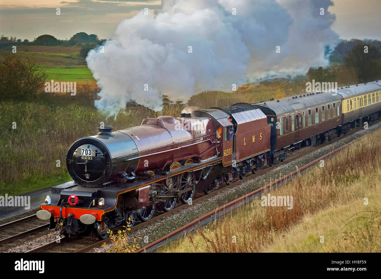 Princess Elizabeth hauling the Royal Scot rail tour Stock Photo - Alamy
