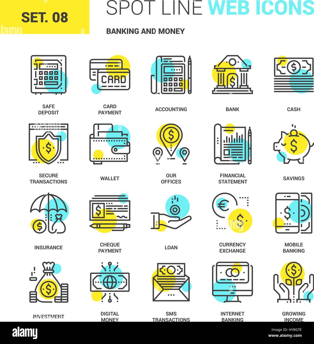 Banking and Money Stock Vector Image & Art - Alamy