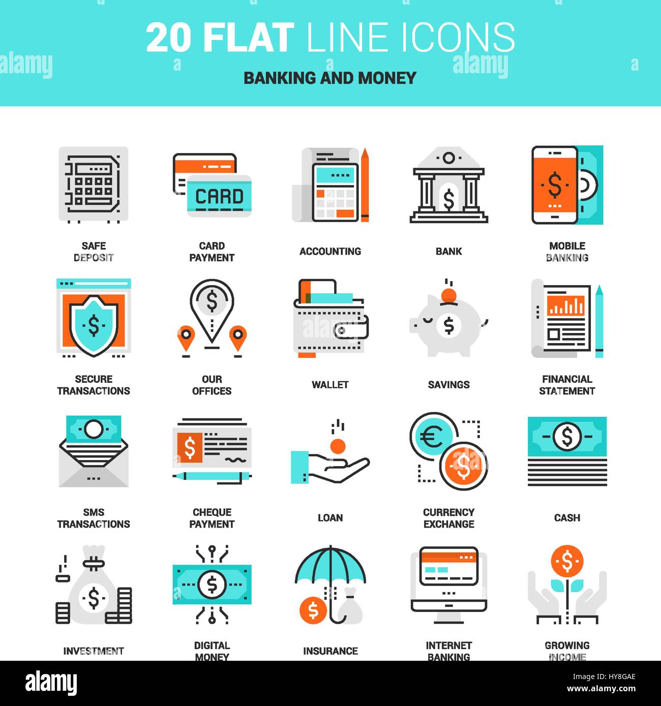 Banking and Money Stock Vector Image & Art - Alamy