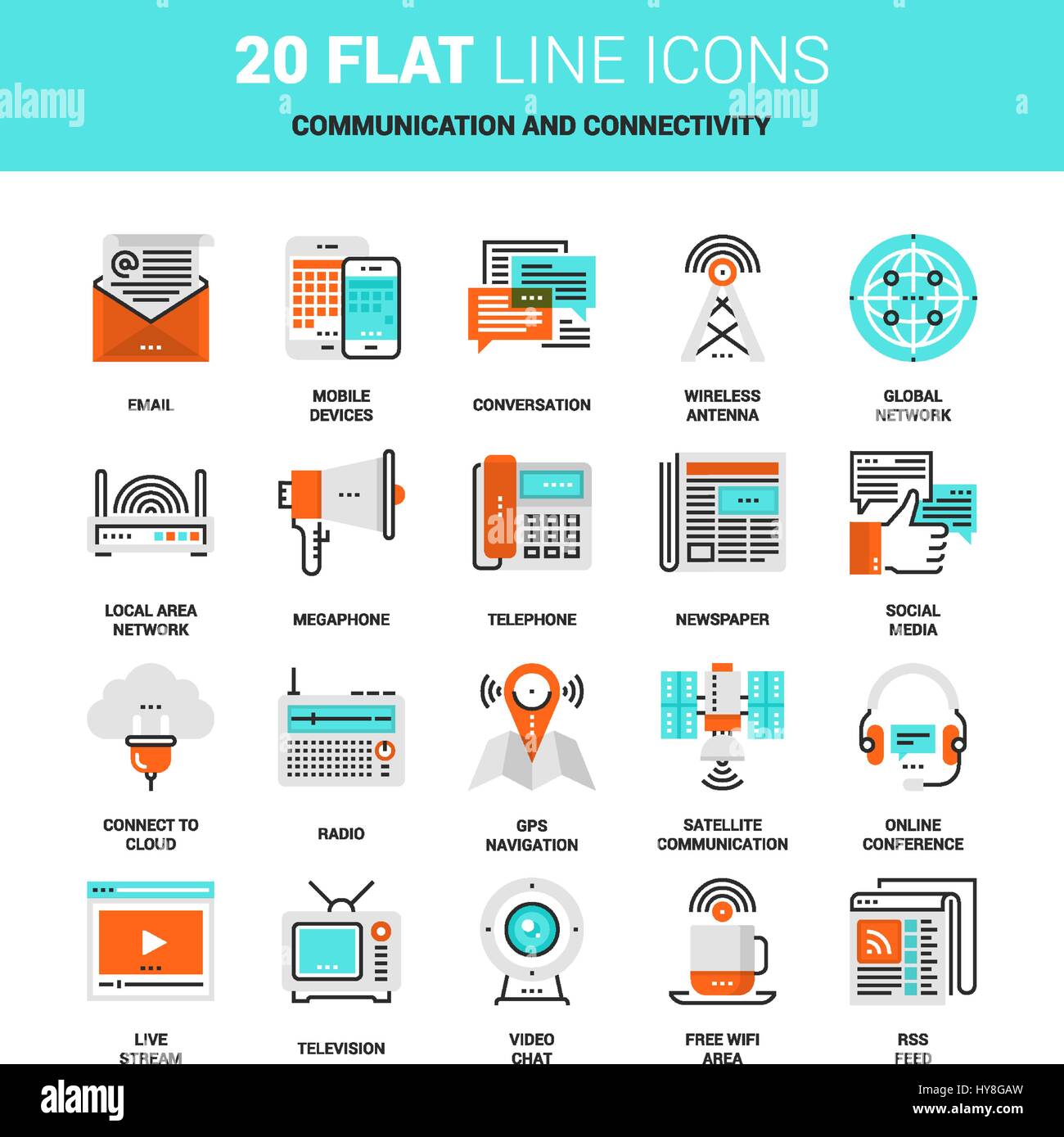 Communication and Connectivity Stock Vector Image & Art - Alamy