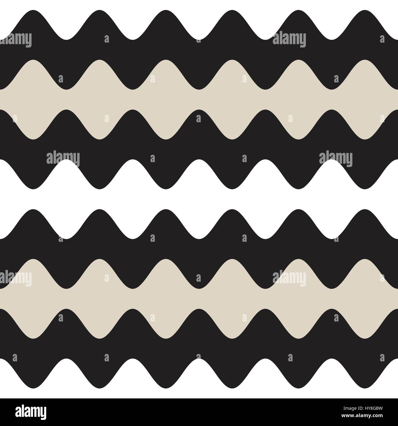 Seamless ocean wave pattern Cut Out Stock Images & Pictures - Alamy