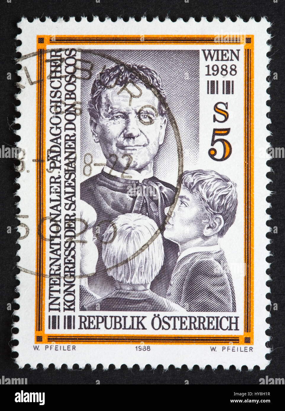 Austrian postage stamp Stock Photo - Alamy