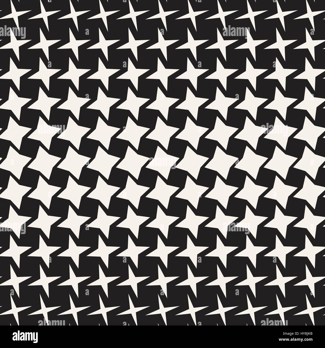 Geometric Seamless Star Shapes Pattern. Halftone Gradient Effect ...