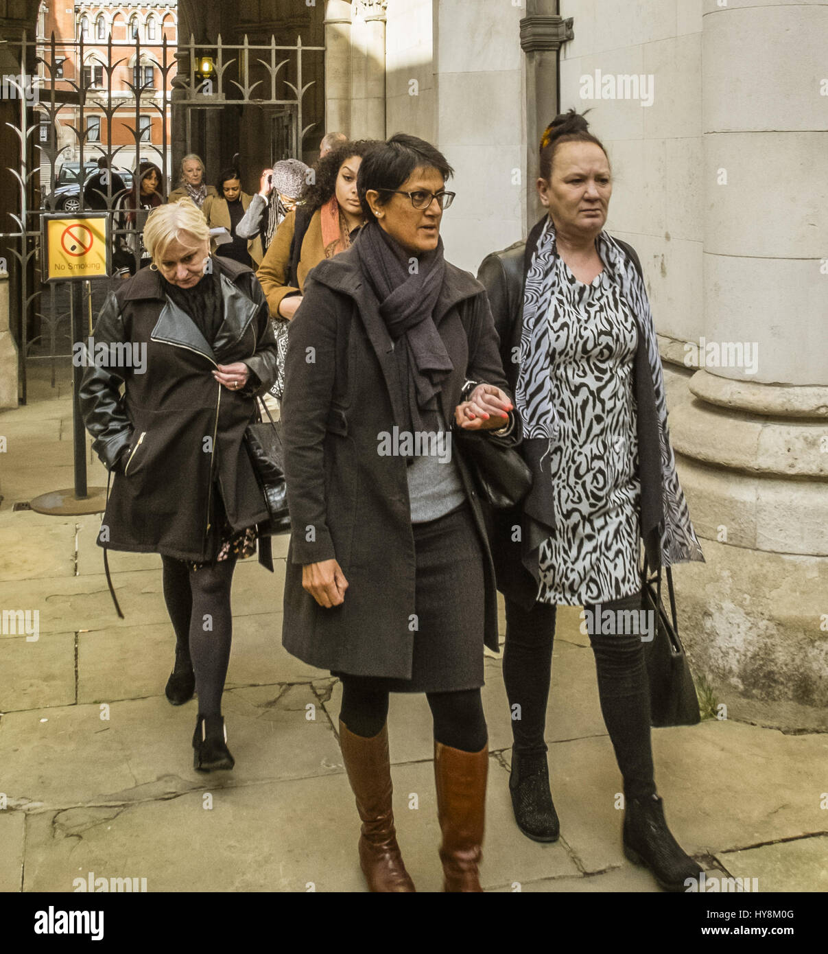 The family of Mark Duggan at the Royal Courts of Justice for an appeal ...