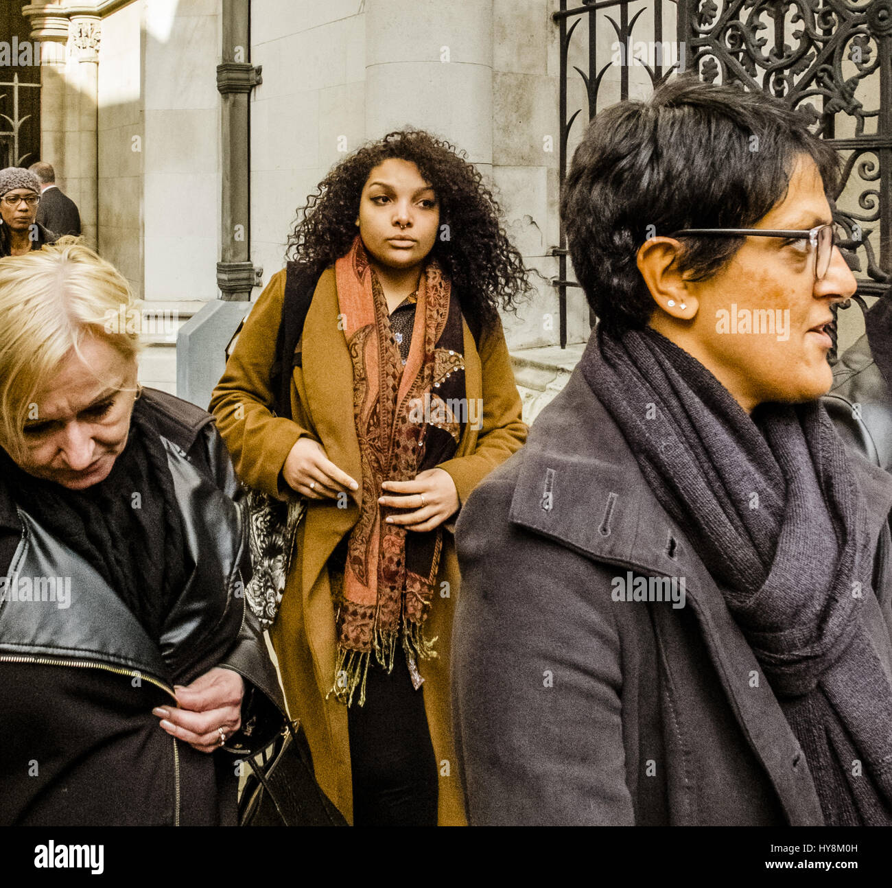 The family of Mark Duggan at the Royal Courts of Justice for an appeal ...