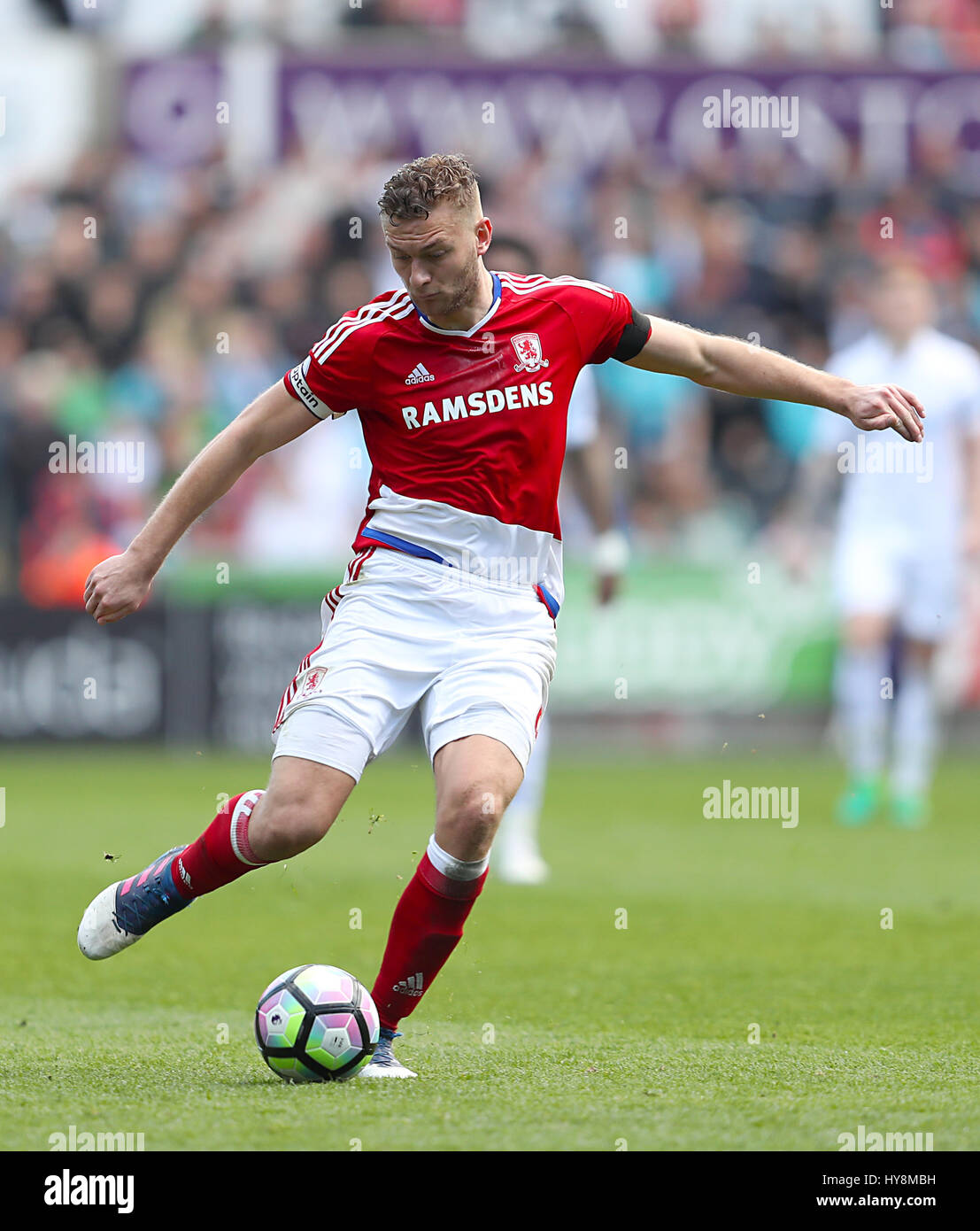 Middlesbrough's Ben Gibson during the Premier League match at the ...